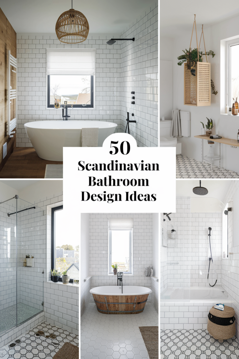 50 Stunning Scandinavian Bathroom Design Ideas You’ll Love - DwellTrends