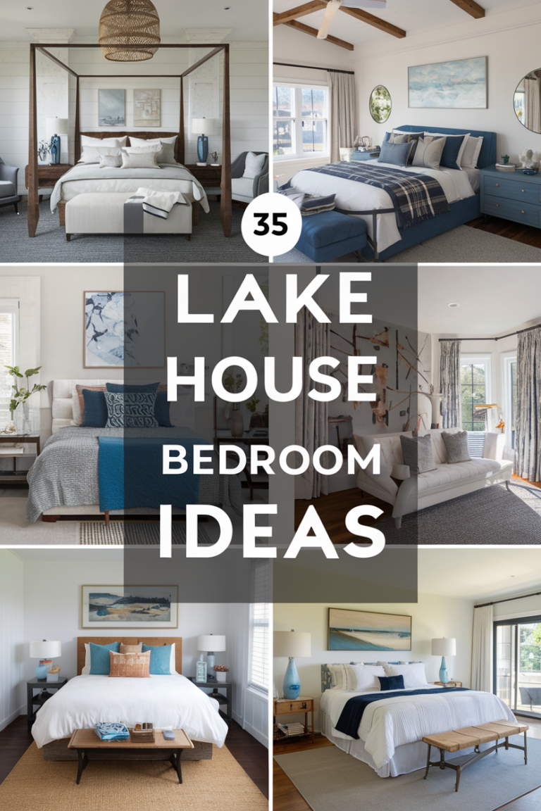 35 Stunning Lake House Bedroom Ideas for a Cozy Retreat - DwellTrends