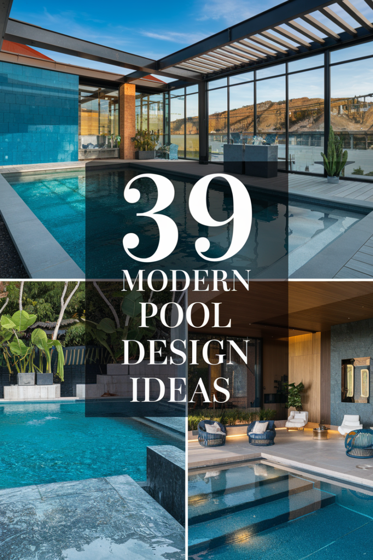 39 Stunning Modern Pool Design Ideas to Transform Your Outdoor Space ...